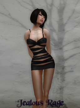 Second Life Marketplace - Jealous Rage Twisted Mini Dress